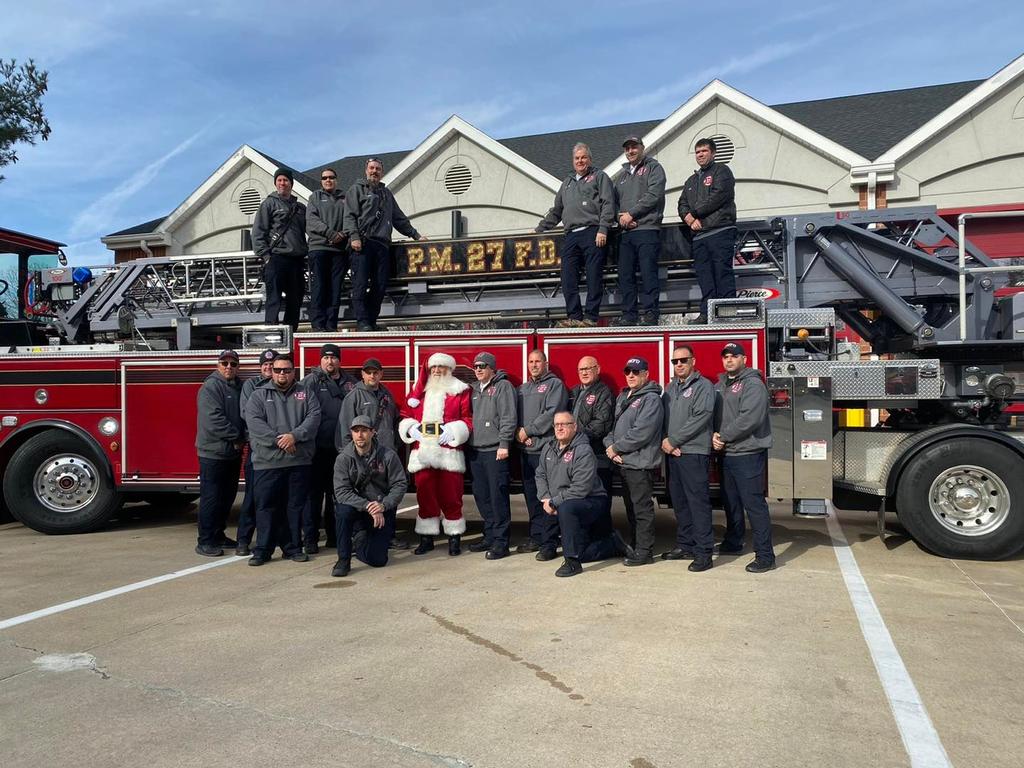 This morning we had a very special visitor from the North Pole who we ...